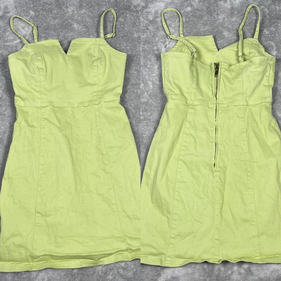 REVOLVE | Dresses | Revolve Dress Womens Sz Small Mpd Lime Green Denim ...